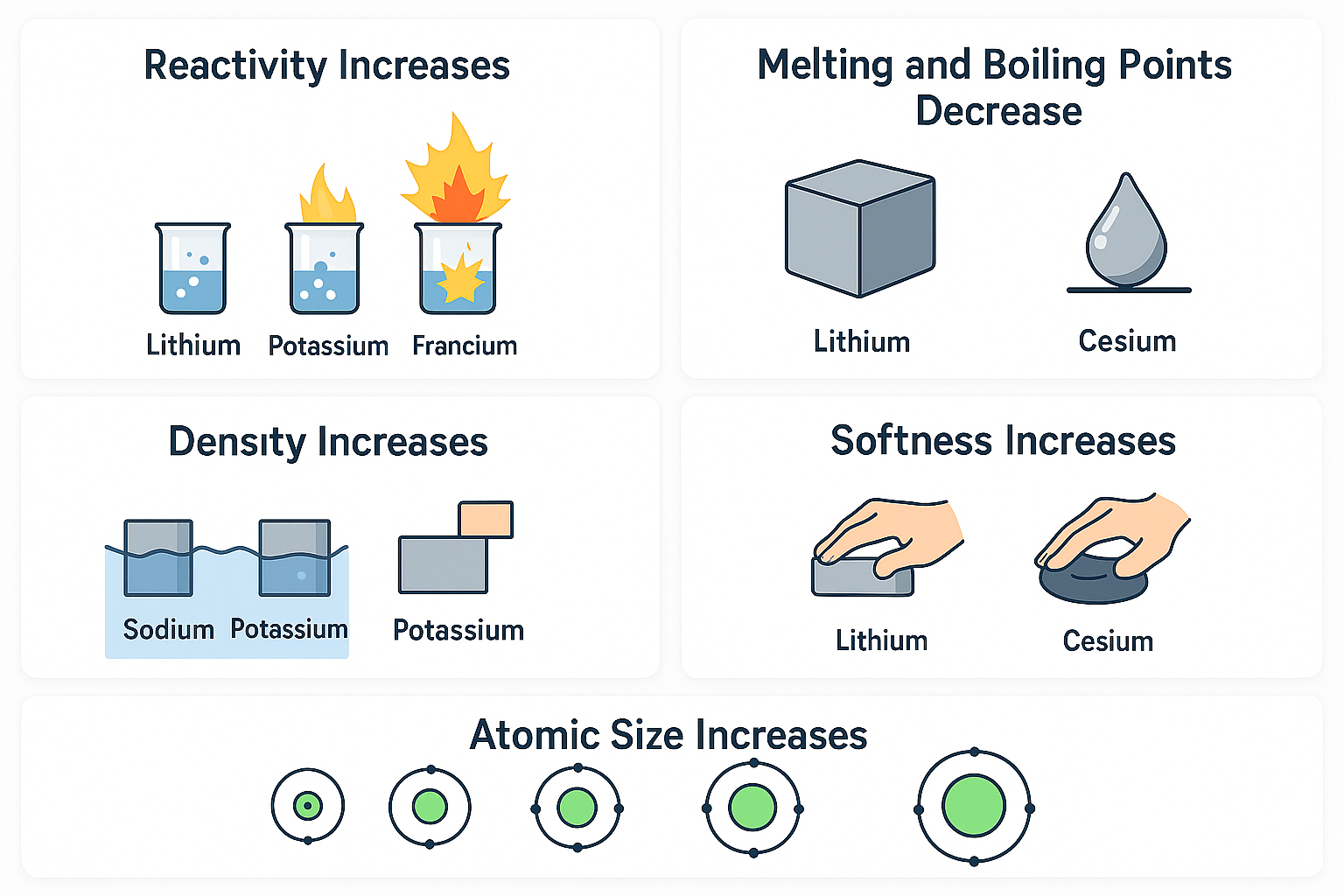 Alkali Metals Explained – Properties, Reactions & Uses