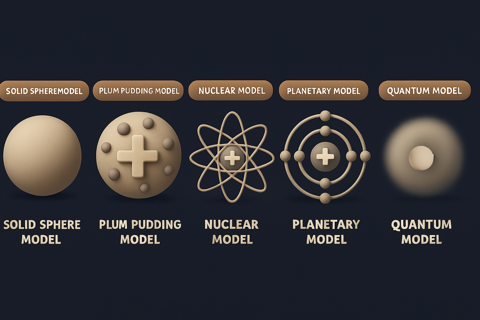 Atomic Models - Dalton, Bohr, and Modern model discovery